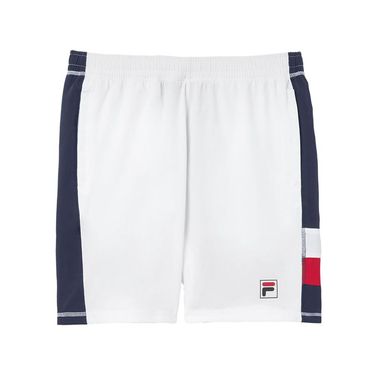 Fila Essentials H Stretch Woven Short - White/Navy/Red | Midwest ...