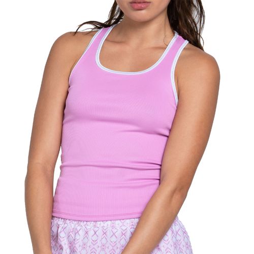 Lucky in Love Mystic Petal Pink Rival Rib Tank Top - Petal Pink ...