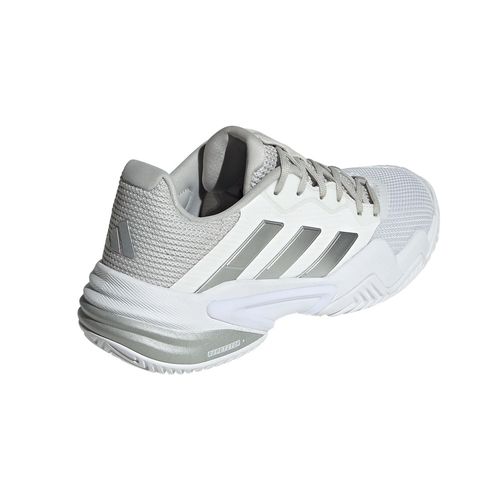 adidas Barricade 13 Womens Tennis Shoe - White/Black/Grey | Midwest ...