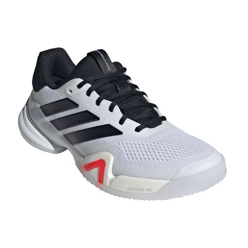 adidas Barricade 14 Mens Tennis Shoe - White/Core Black | Midwest ...