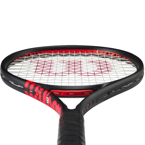 Wilson Clash 108 V3 Tennis Racquet - Black/Red | Midwest Racquet Sports